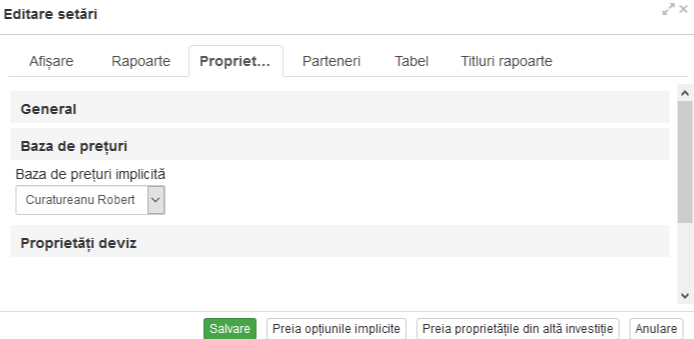 WinDoc Deviz - Ghid de utilizare Program devize