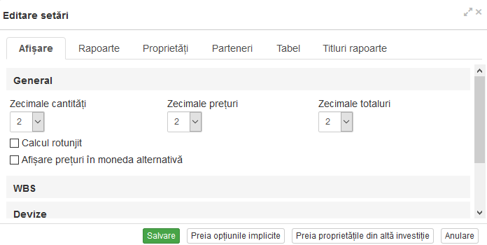 WinDoc Deviz - Ghid de utilizare Program devize